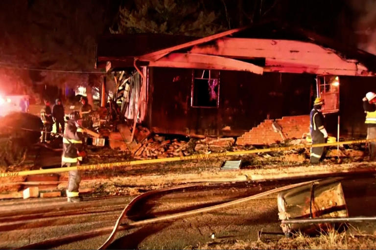 11 firefighters and 2 other people injured after North Carolina house ...