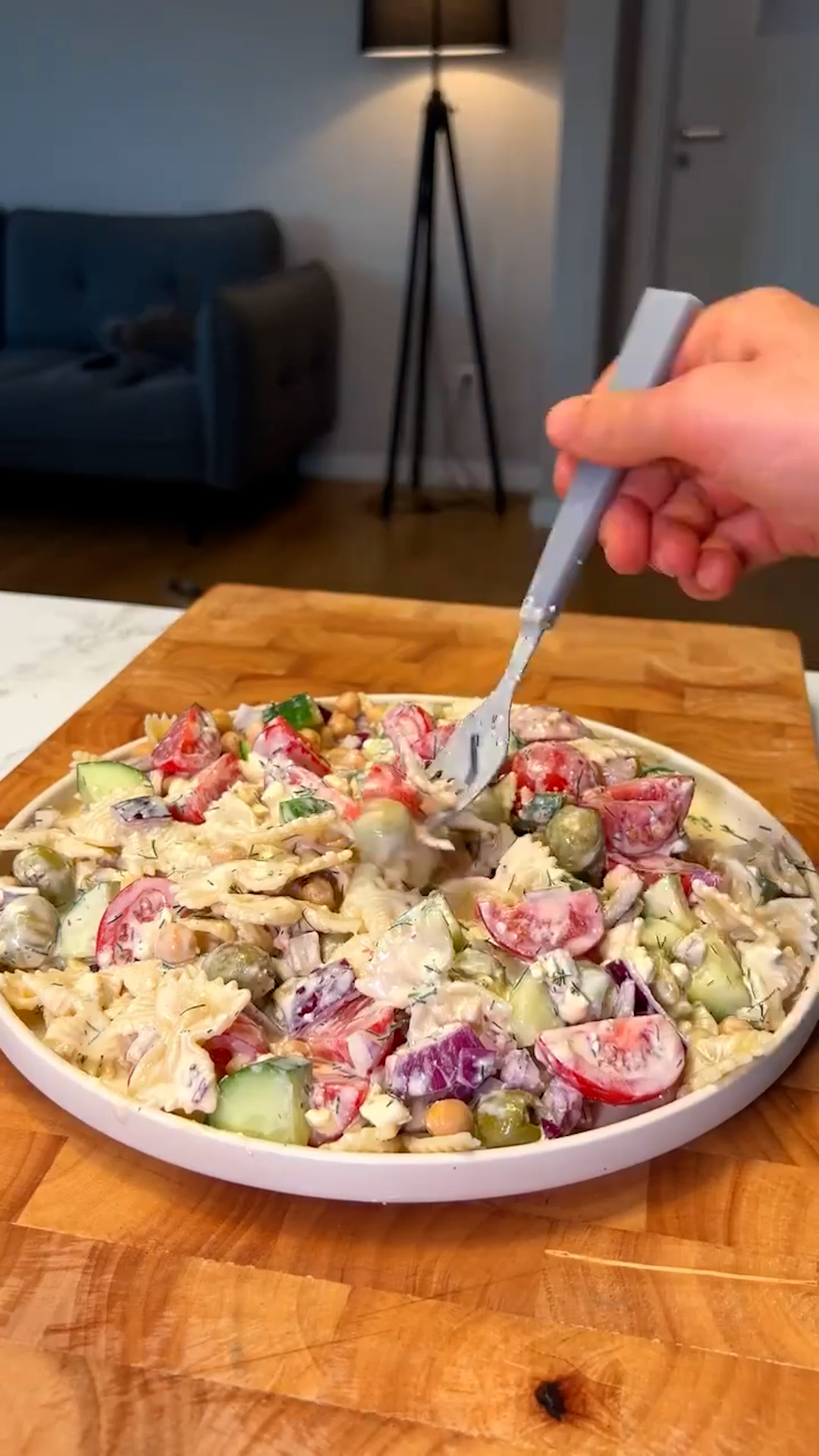 How to make vegan pasta salad meal prep