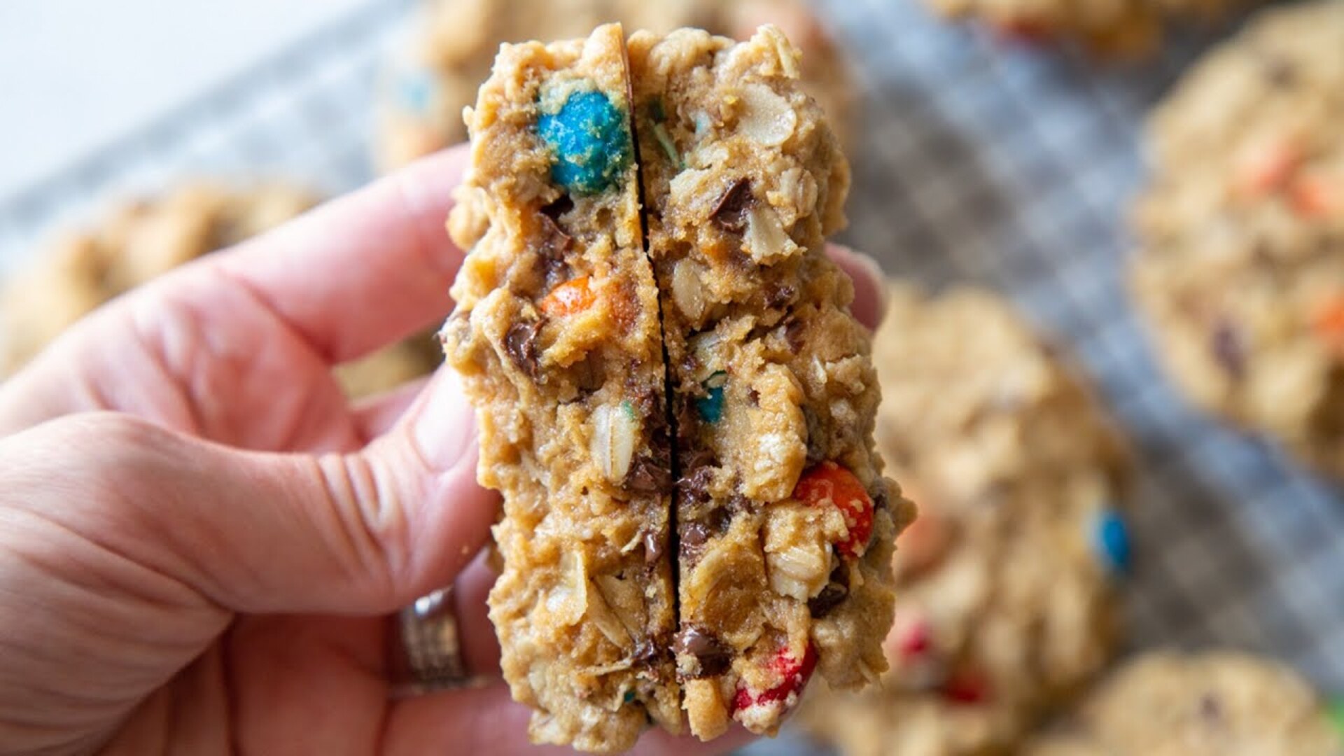 Monster-sized monster cookies recipe