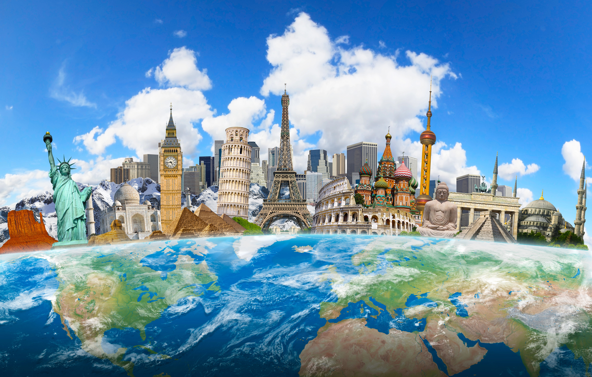 Origins of famous travel destinations