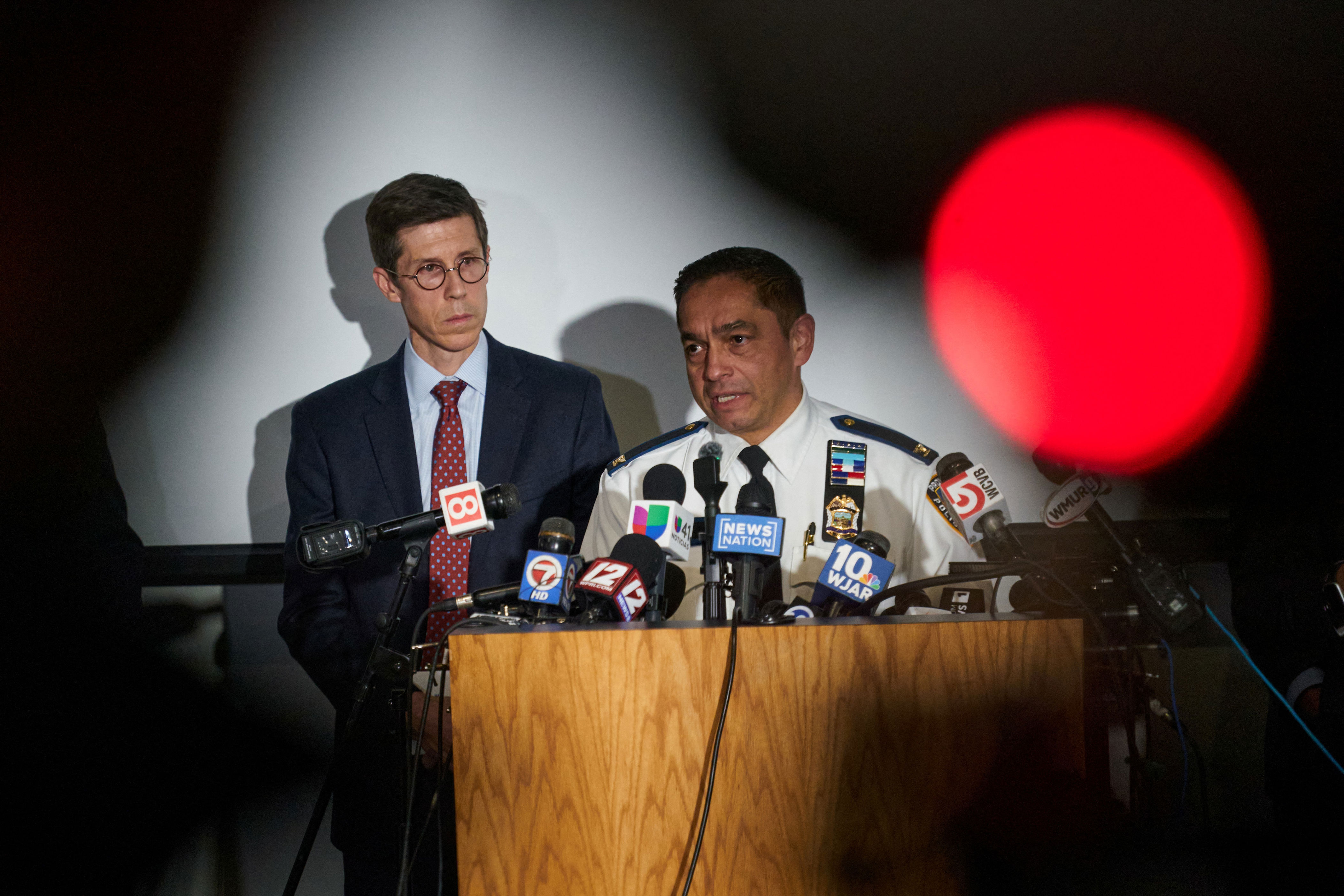 Watch: Providence mayor, police chief discuss search for Brown ...