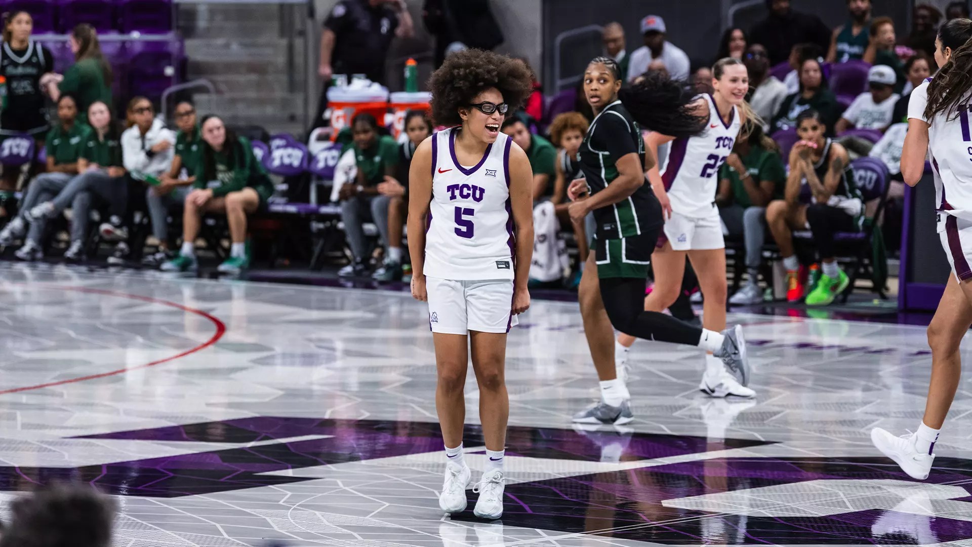 Women’s basketball: Miles leads Frogs past Jacksonville with second ...