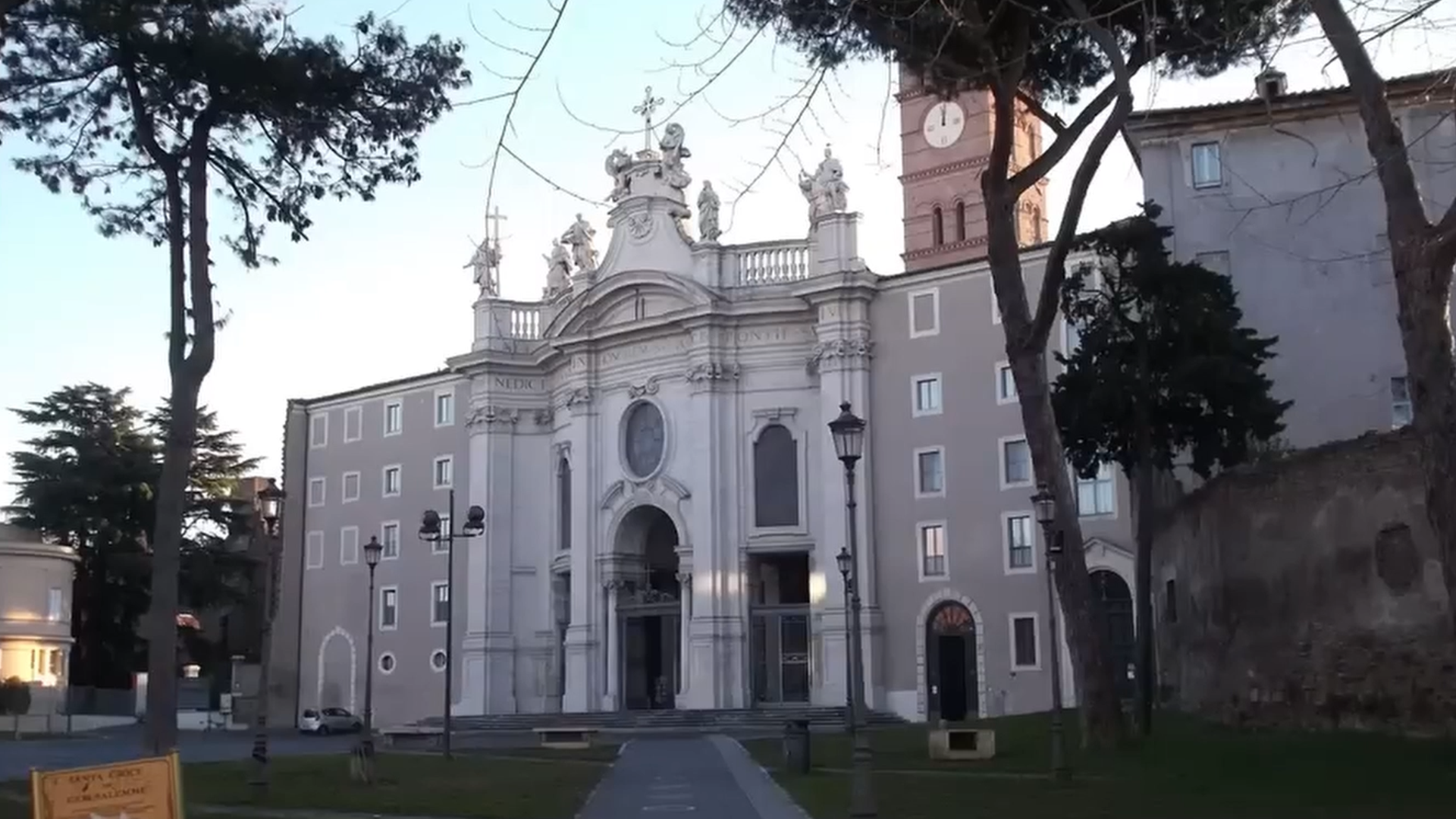 How an imperial palace became a church: The layers of Santa Croce