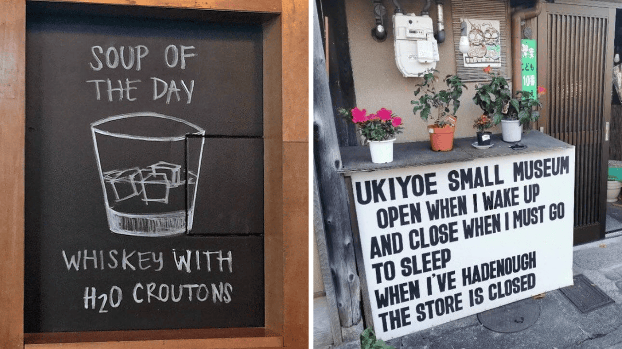 30 signs guaranteed to make you do a double-take