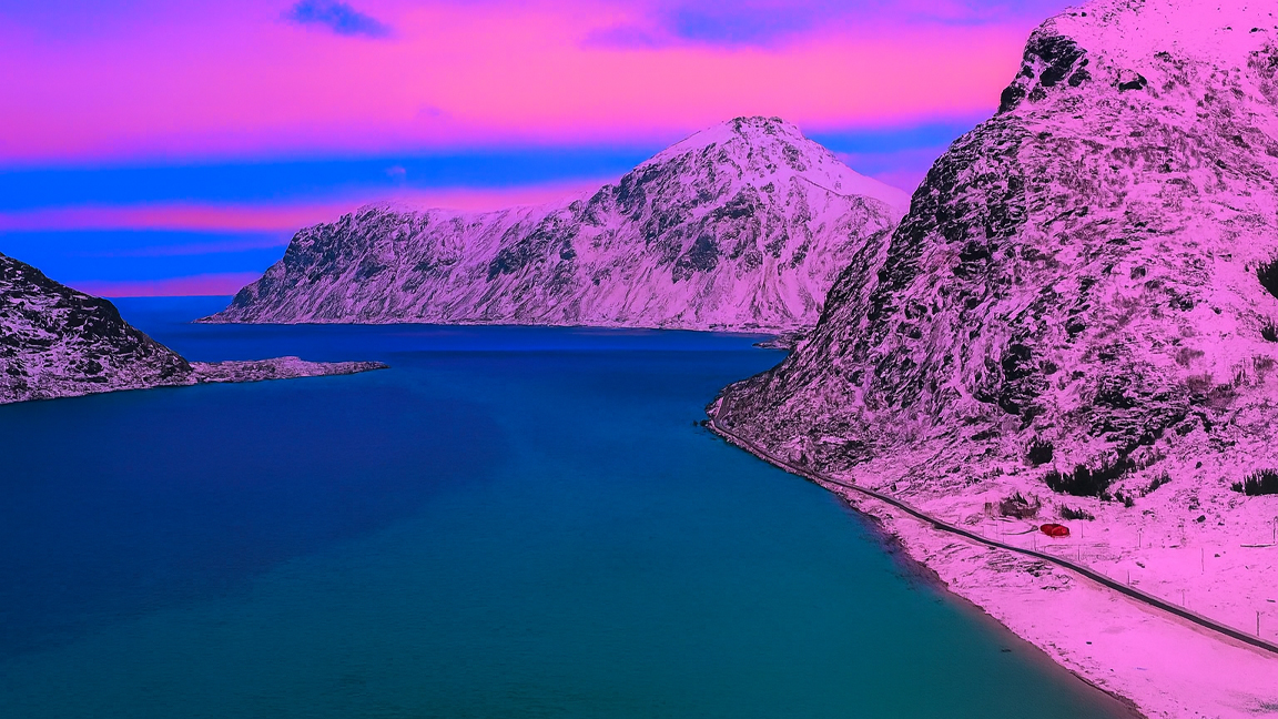 Un mágico paisaje invernal