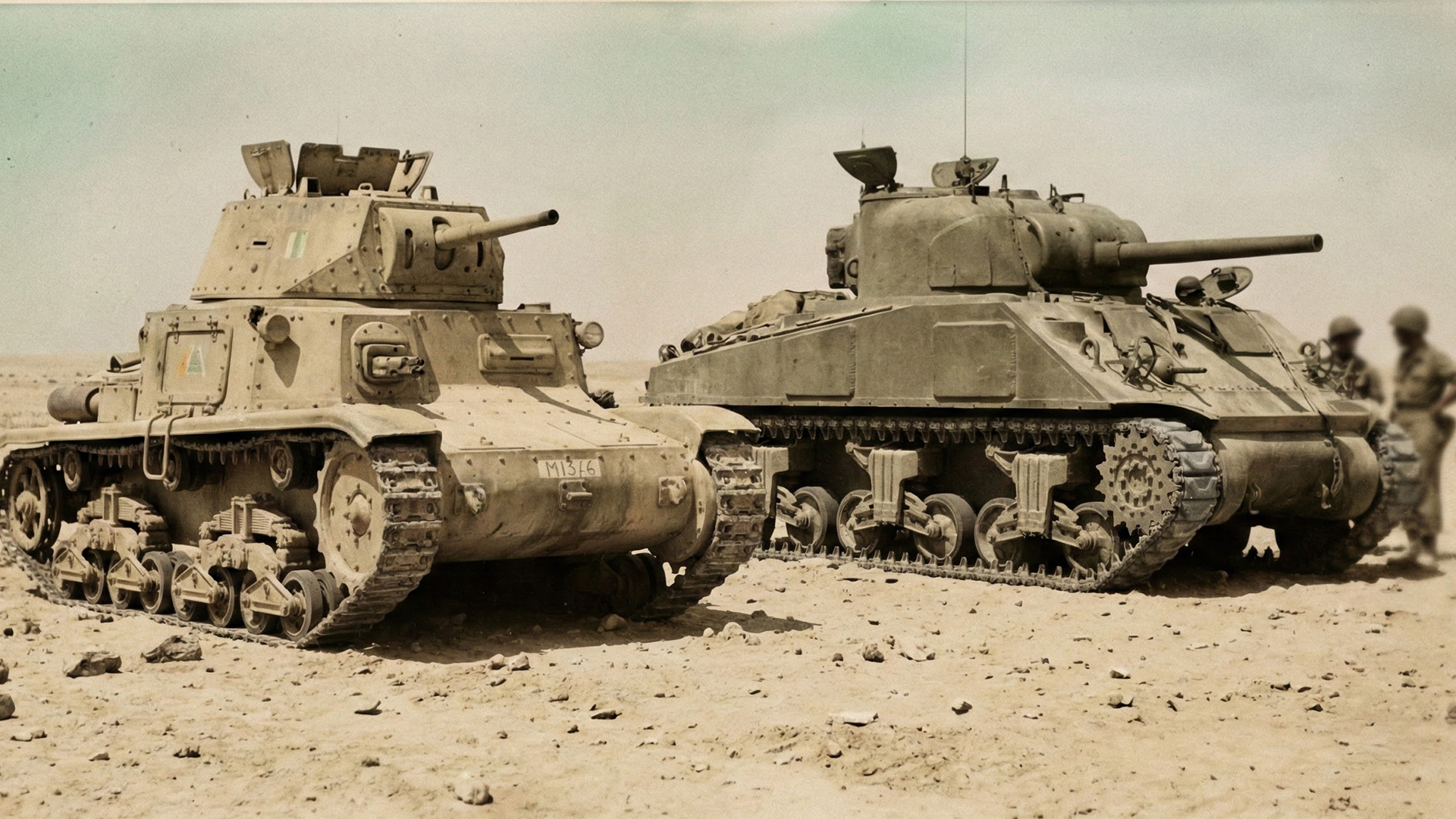 When Italian Tanks Met the Sherman in World War 2
