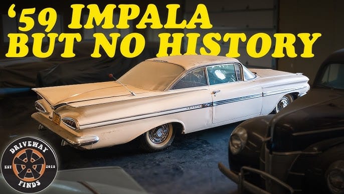 Long-parked 1959 Chevrolet Impala revived after nearly a decade off the ...