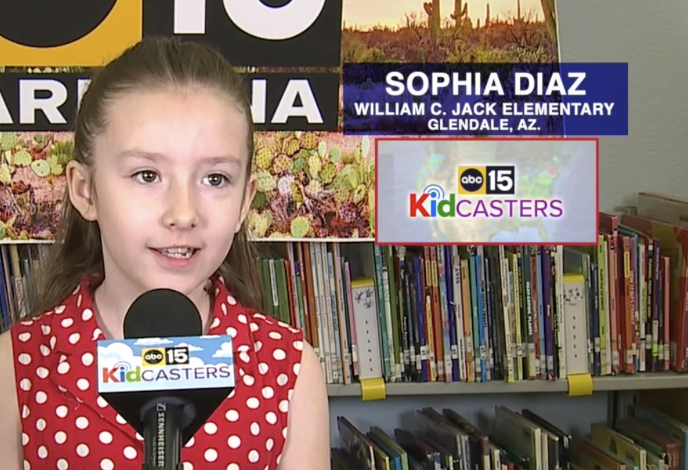 Kidcaster Sophia gives your Tuesday morning forecast from William C ...