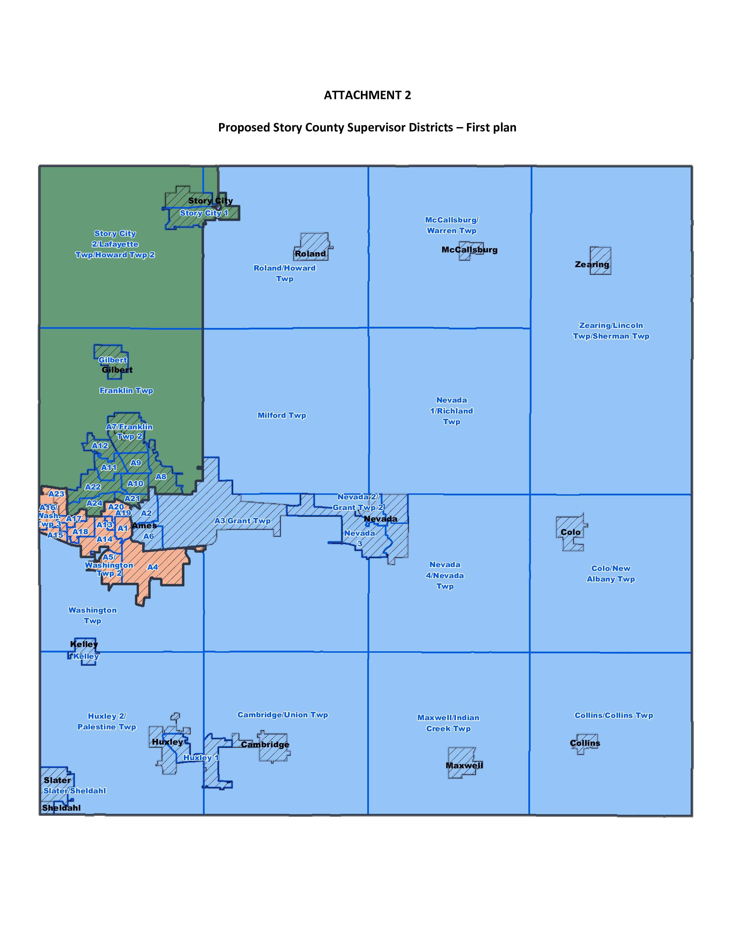 Proposed Story County map splits Ames into three voting districts