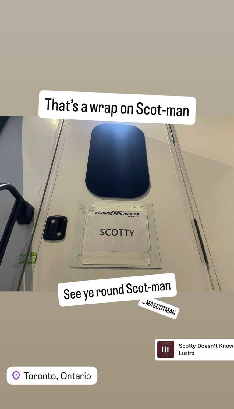 Martin Quinn wraps filming as Scotty in Star Trek: Strange New Worlds