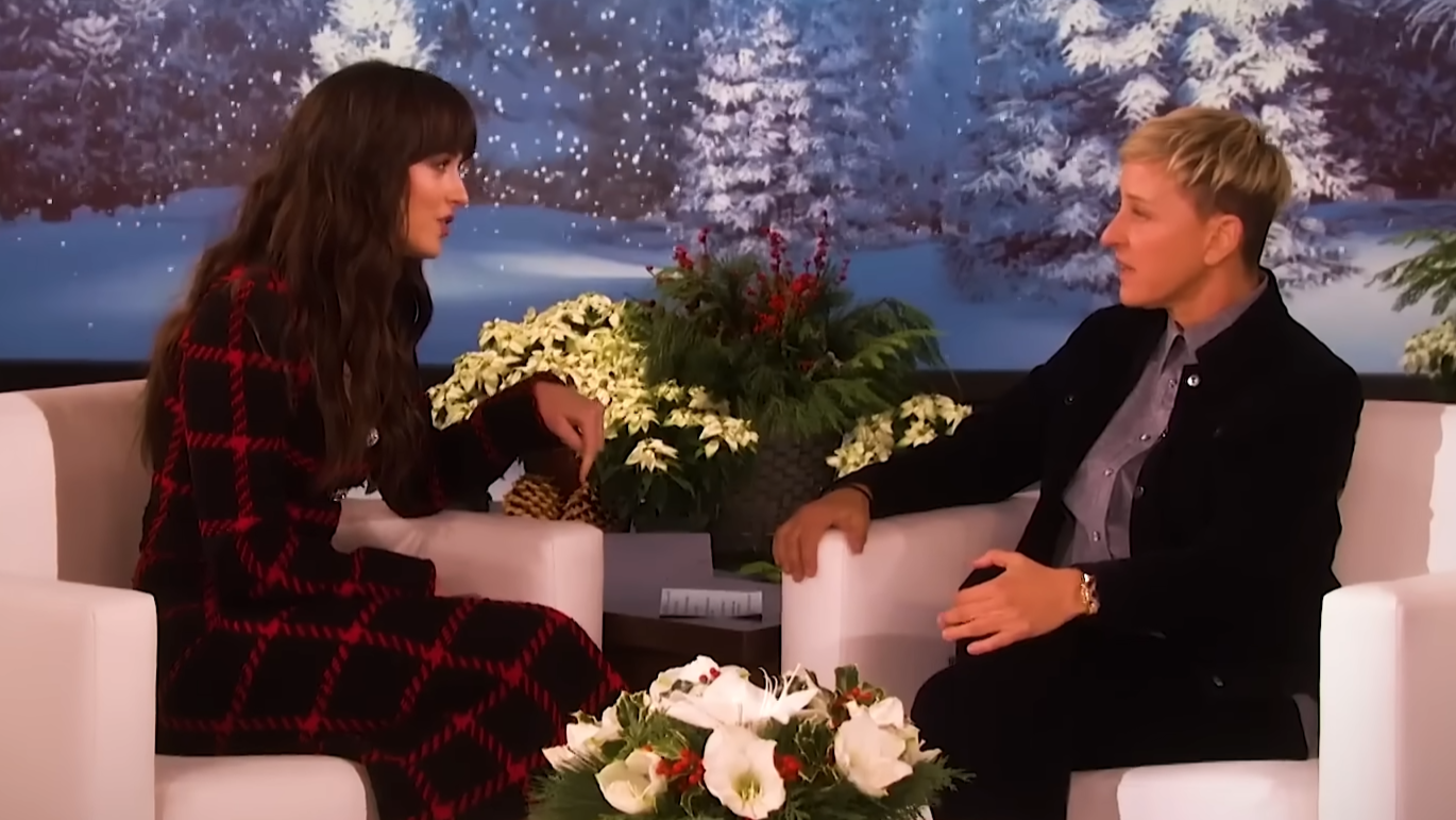 That's not the truth, Ellen - The moment Dakota Johnson exposed Ellen on air