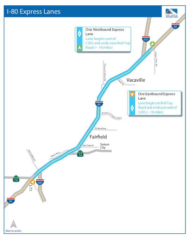 New express lanes open on I-80 in Solano County. How to take advantage ...