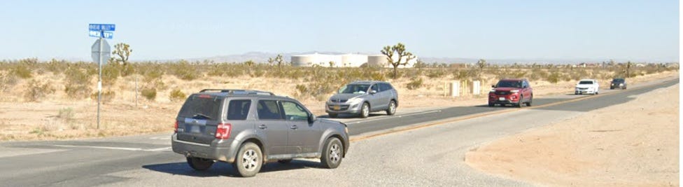 A multi-way stop sign will be installed on a busy roadway in Victorville