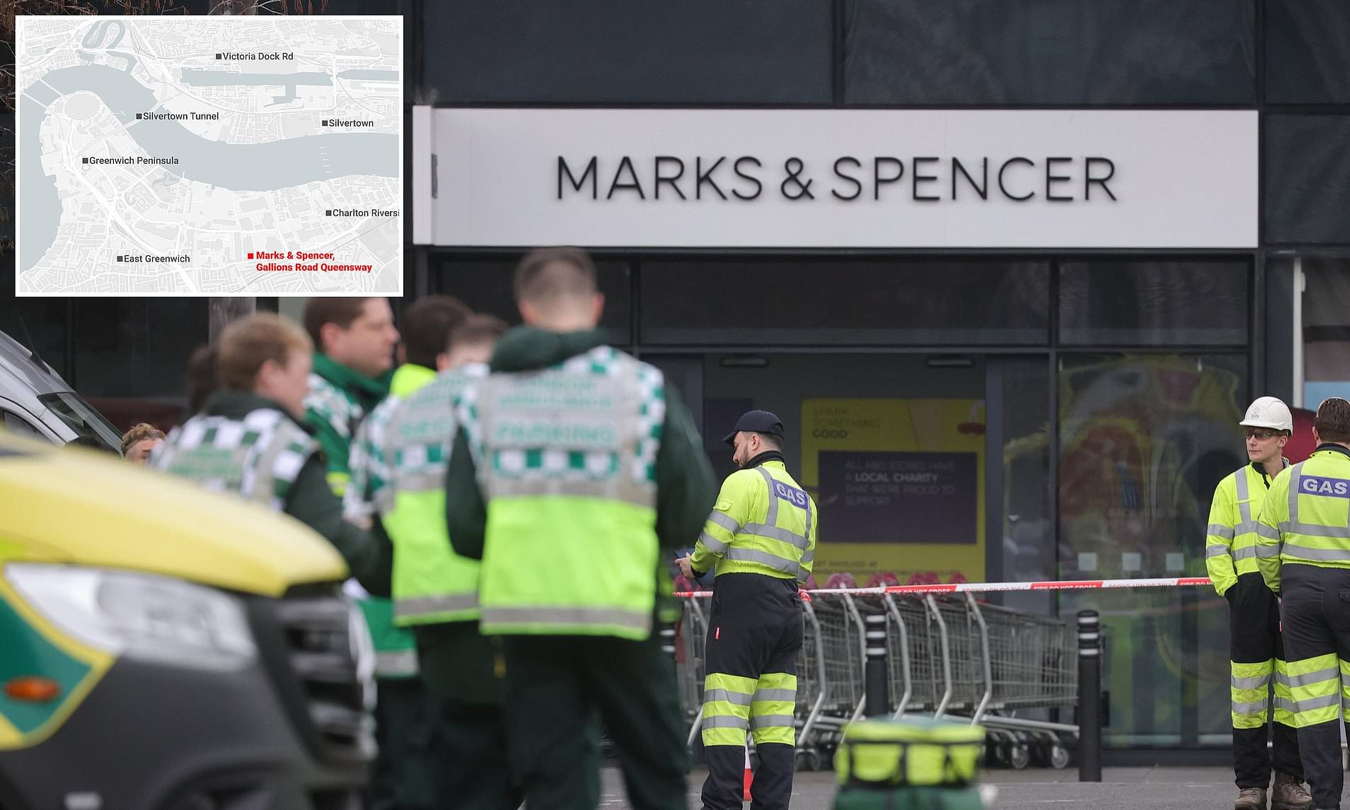 Multiple M&S staff hospitalised with carbon monoxide poisoning as major ...