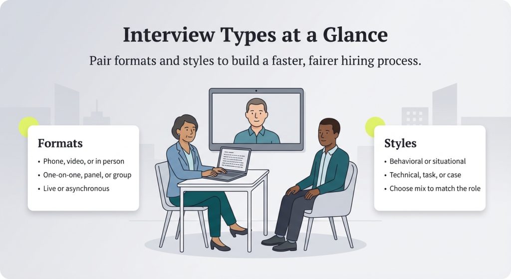 Interview types: Your complete guide to hiring formats and styles