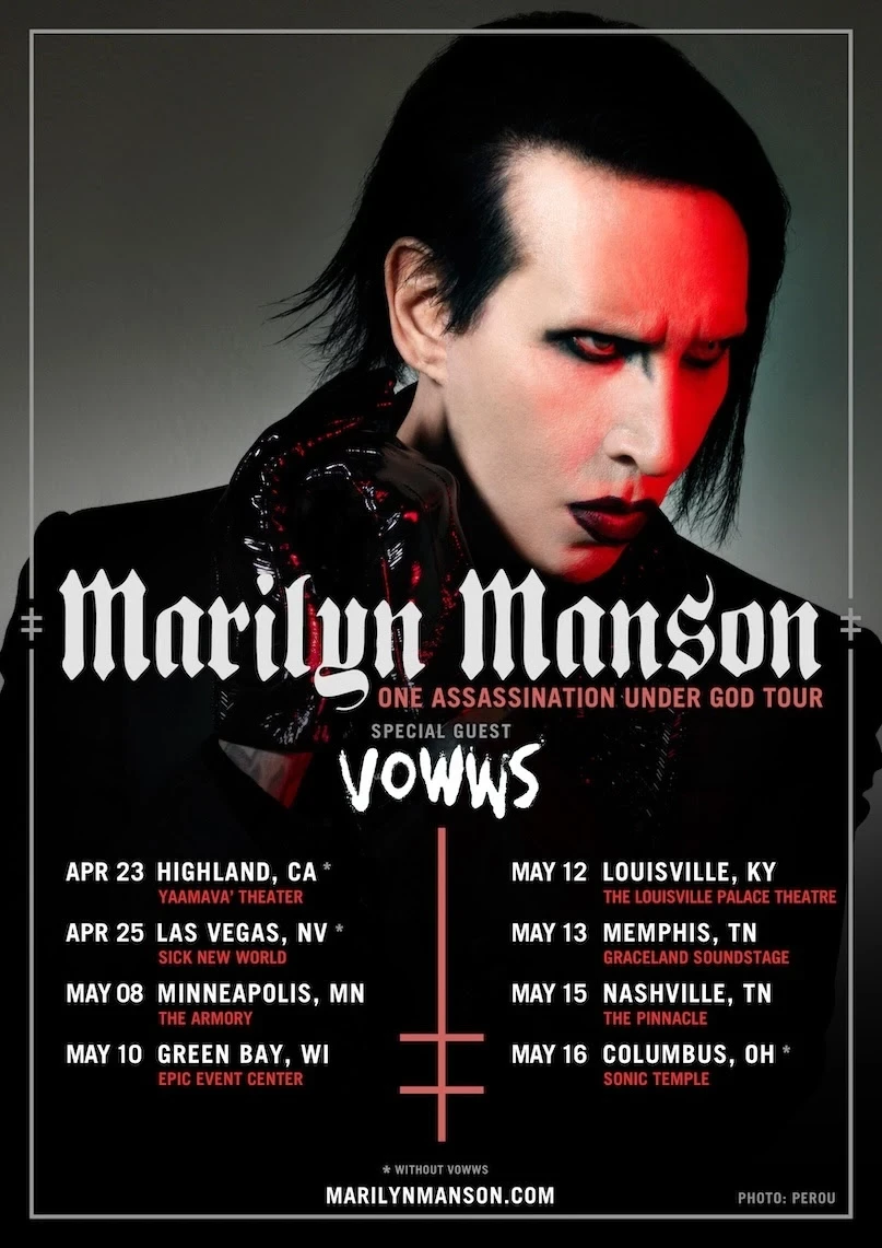 Marilyn Manson announces first 2026 tour dates