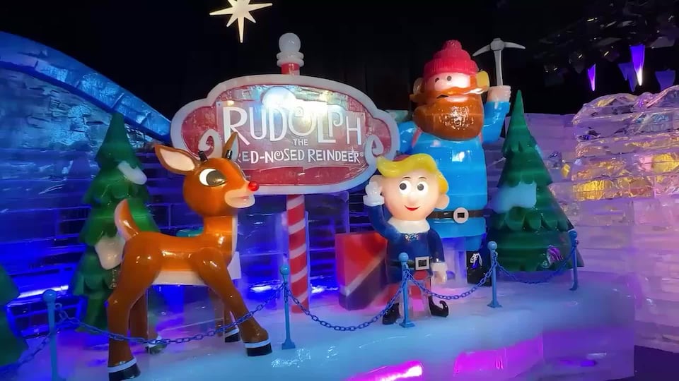 Things to do: ICE! featuring Rudolph the Red Nosed Reindeer