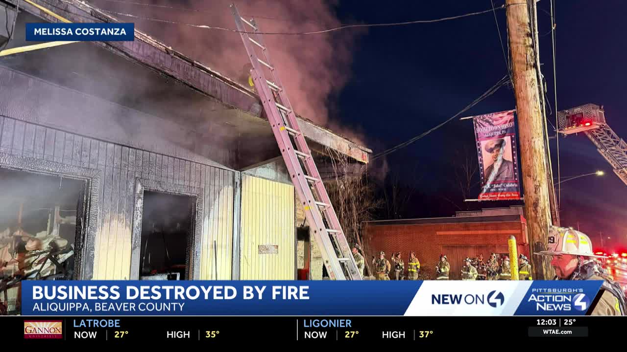 Cesina's sausage fire destroys family business in Aliquippa