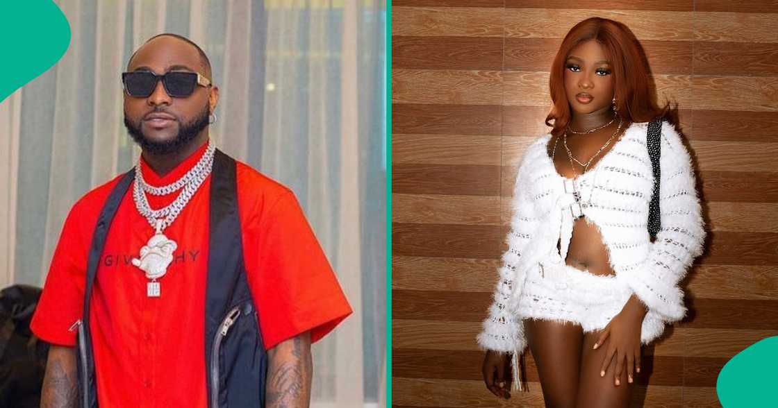 So embarrassing: Davido's signee Morravey under fire after her unclad ...