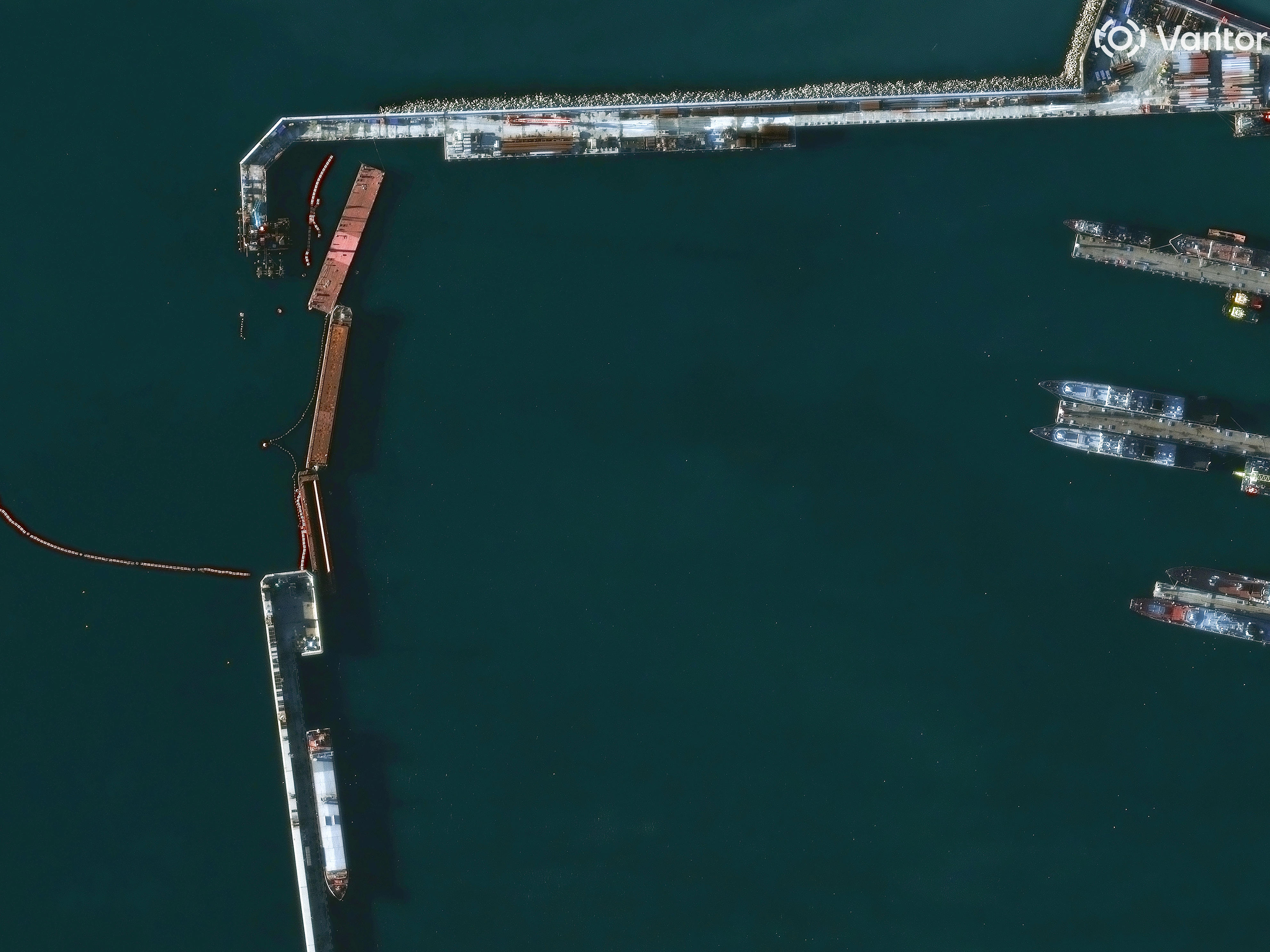 Satellite images show Russia fortified a port against Ukrainian drone ...
