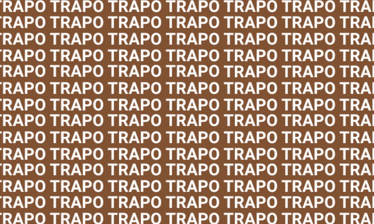 Solo una persona audaz puede encontrar la palabra 'Trago' en menos de 5 ...