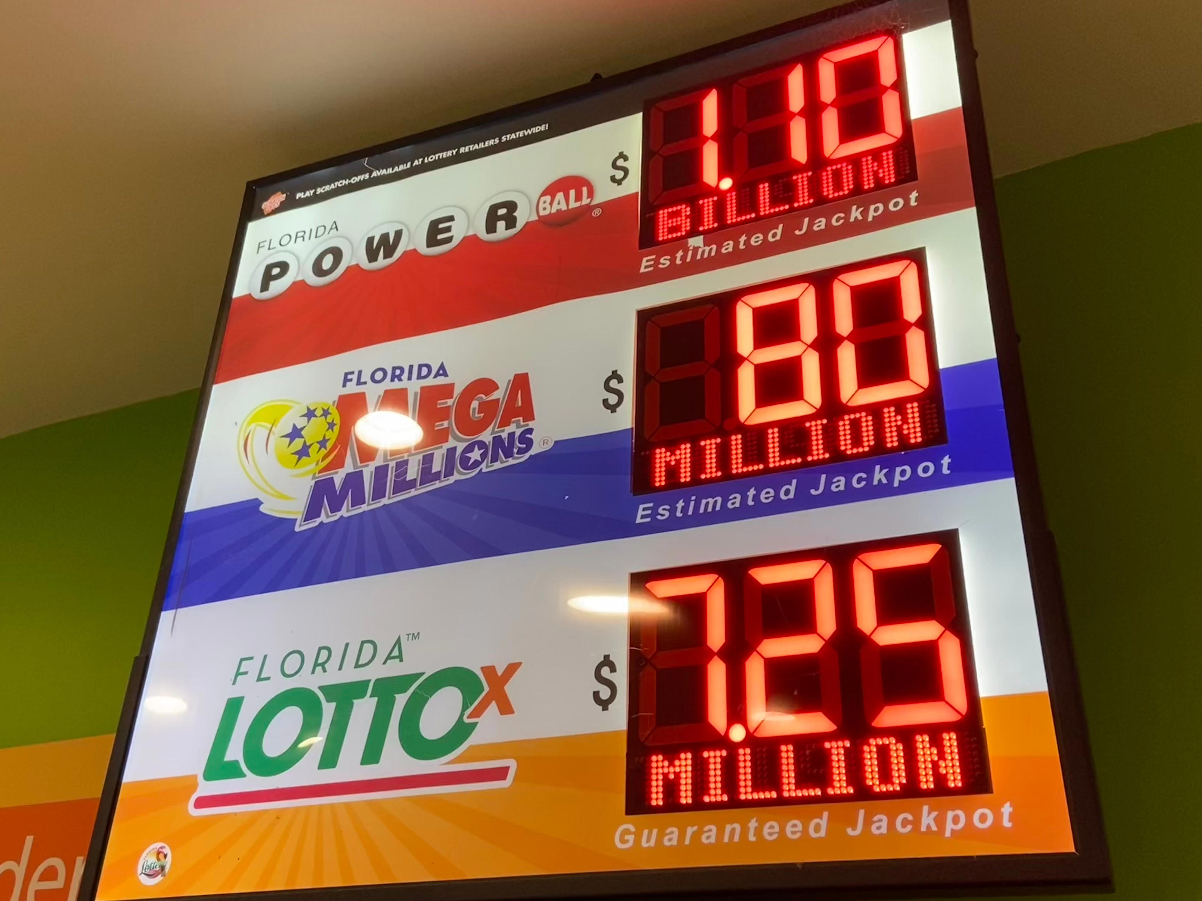 Florida Lotto numbers for Wednesday, Jan. 28, $19.25 million jackpot