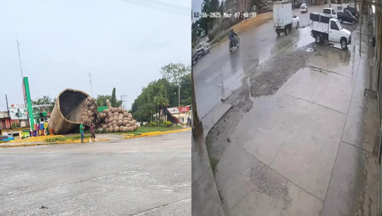 Así fue el momento exacto en que cae el monumento “El Colotero” en ...