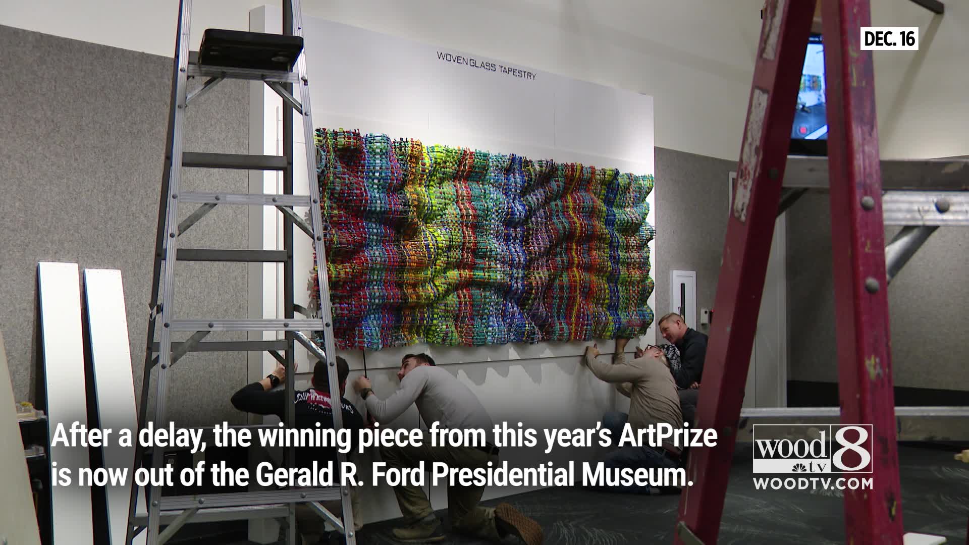 ArtPrize winner gets piece out of Gerald R Ford museum