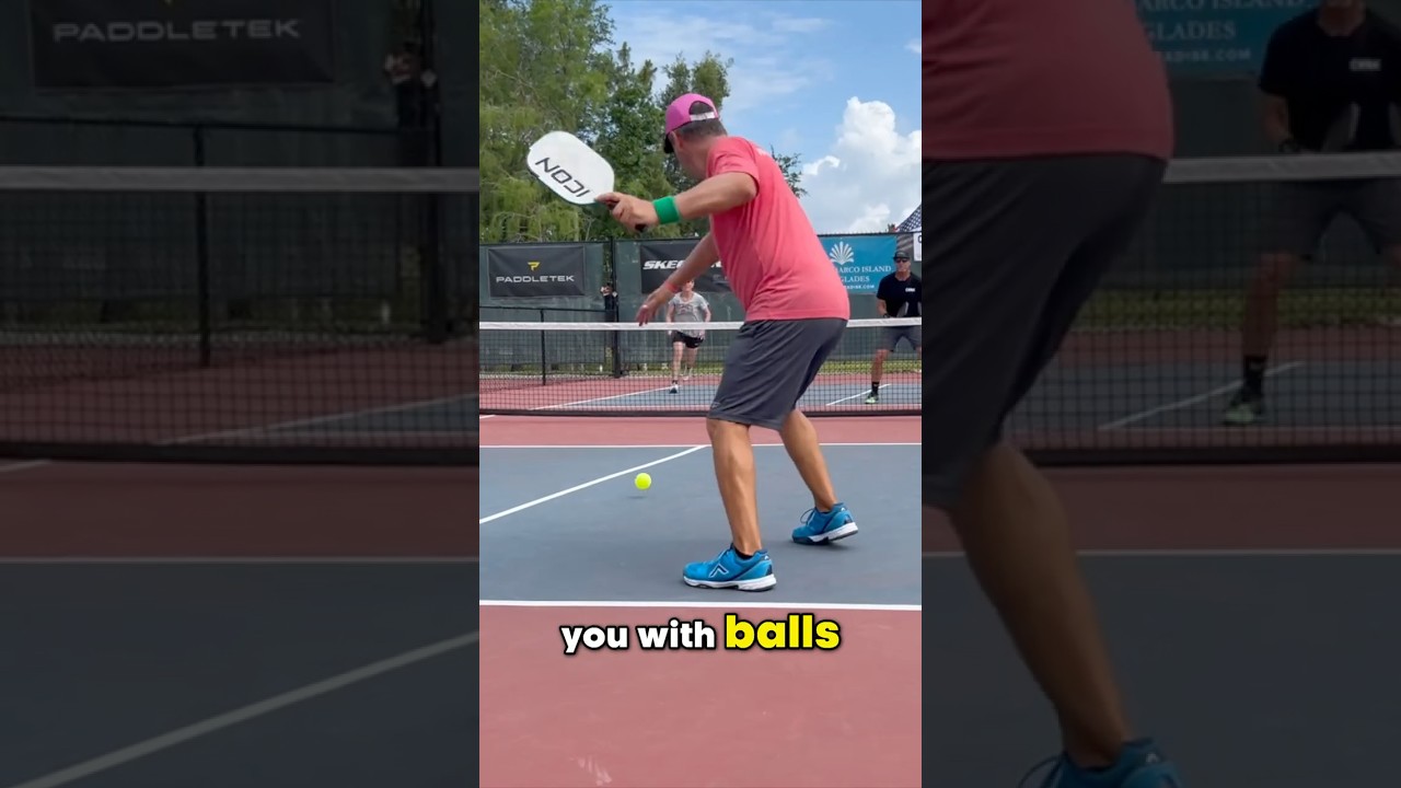 Pickleball secret: Deep returns = no early attacks!