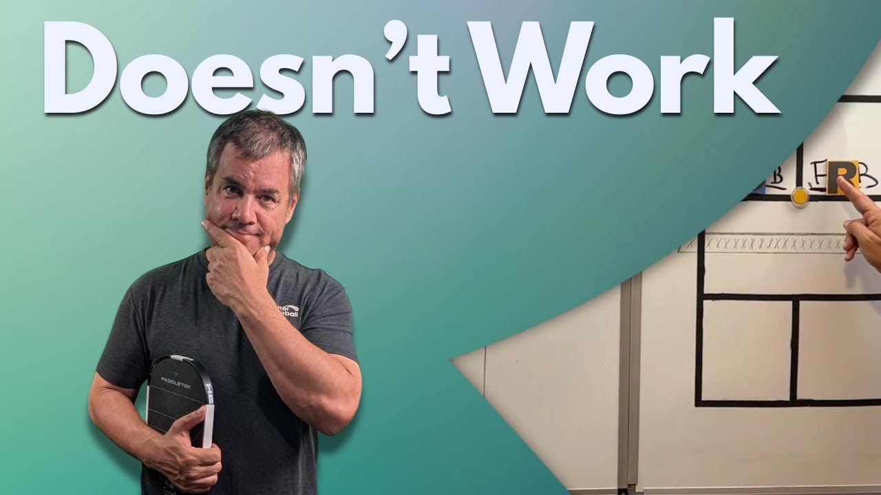 Forehand in the middle is a flawed strategy - we explain why in this video