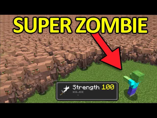 100,000 villagers vs. 1 super zombie!
