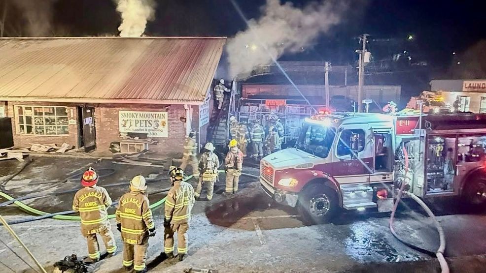 Occupant, firefighter injured after apartment fire spreads to pet shop ...