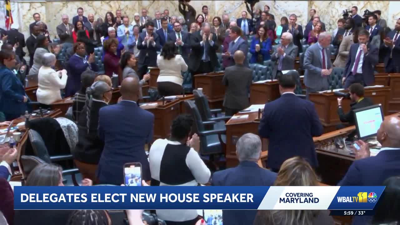 Maryland House of Delegates elects new speaker