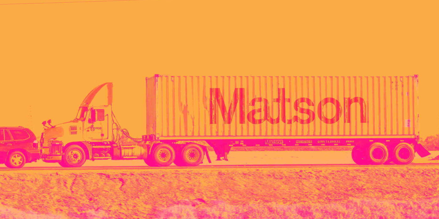 Marine transportation stocks Q3 teardown: Matson (NYSE:MATX) vs the rest