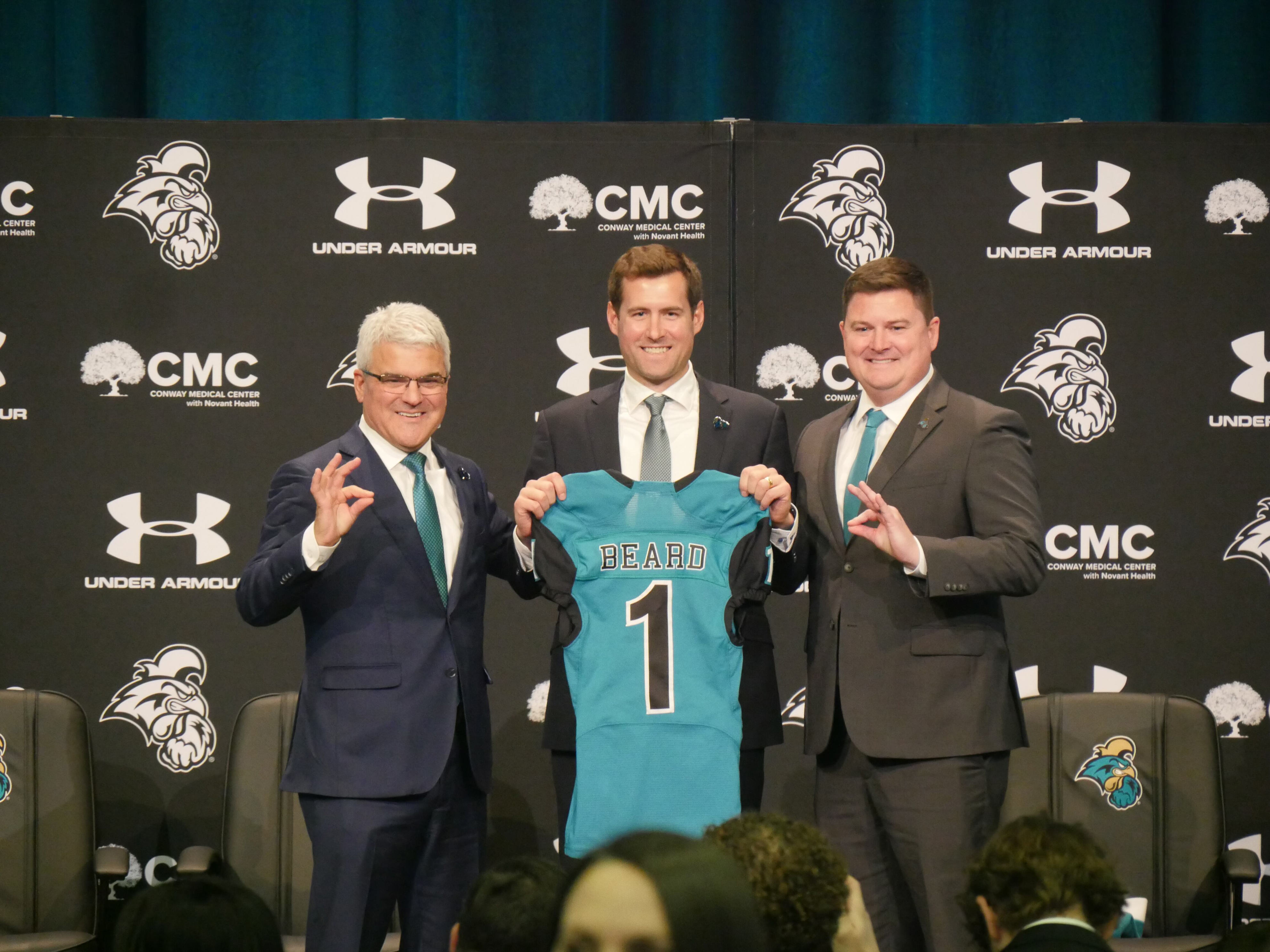 CCU introduces next head football coach