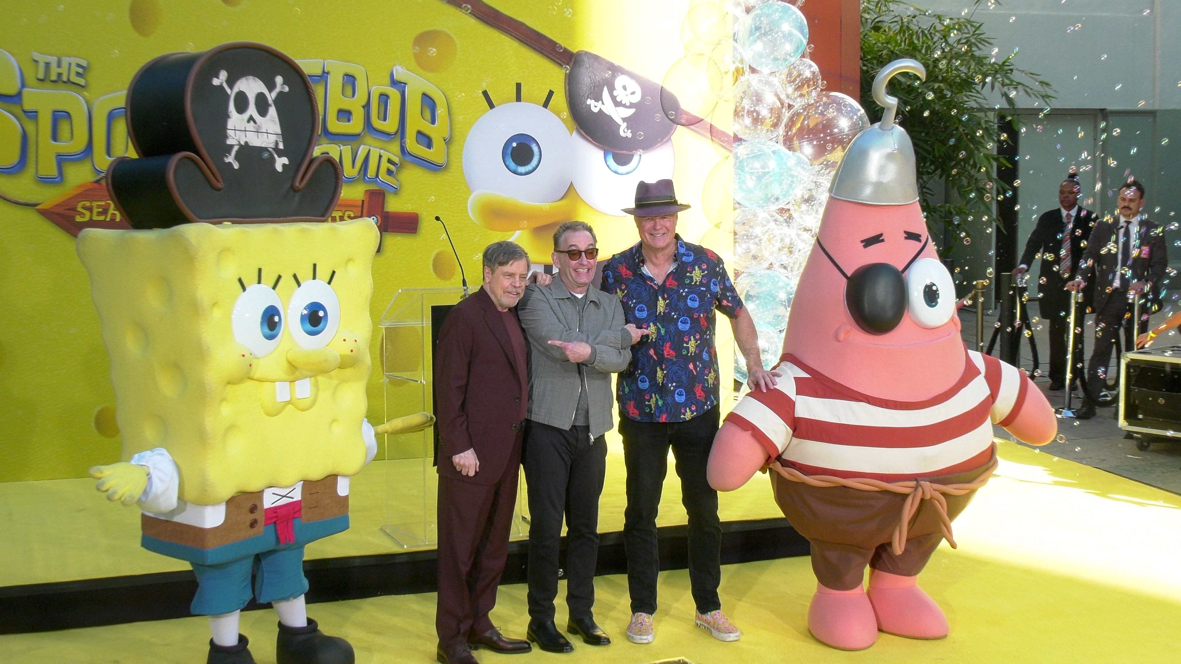 SpongeBob SquarePants immortalized with his handprints and footprints ...