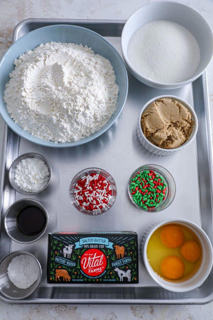Christmas sugar cookie bars recipe