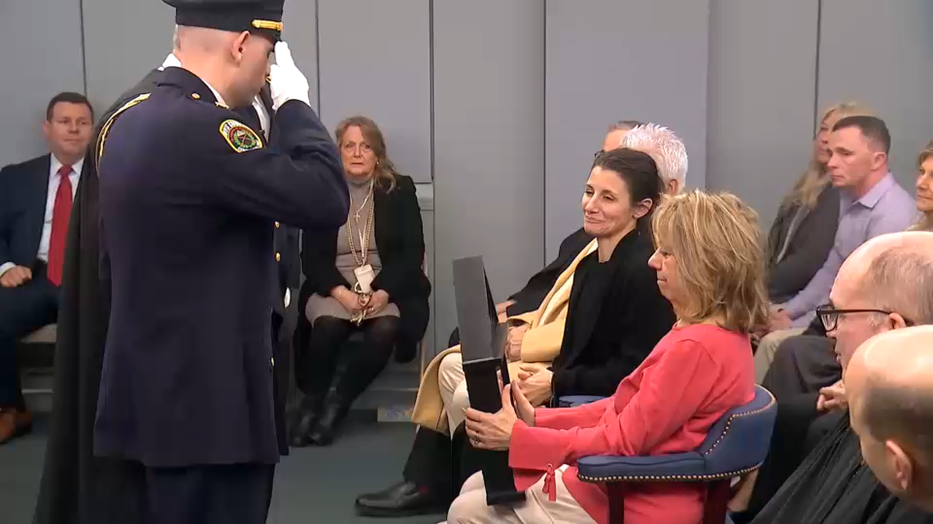 Flag retirement ceremony held on Long Island to commemorate the late ...