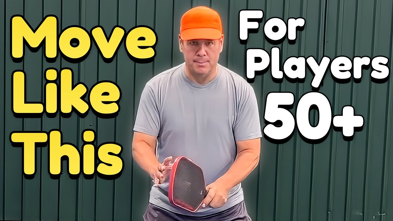 50+ pickleball - Safe and efficient movement from your 50+ coach Tony Roig