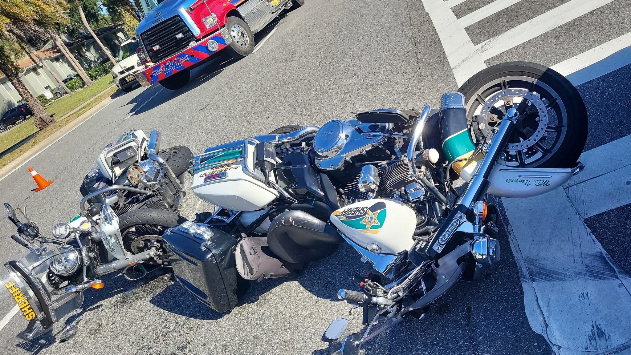2 Flagler sheriff's motorcycle deputies identified in Palm Coast crash