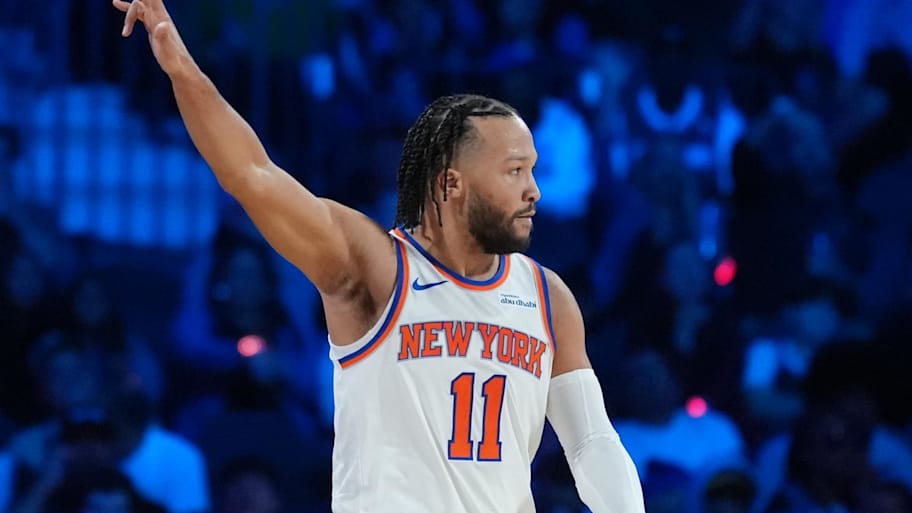 Jalen Brunson's wife Ali shows off head-to-toe Knicks outfit before NBA ...