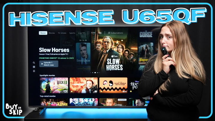 Hisense U65QF mini-LED TV review | Best budget gaming TV?