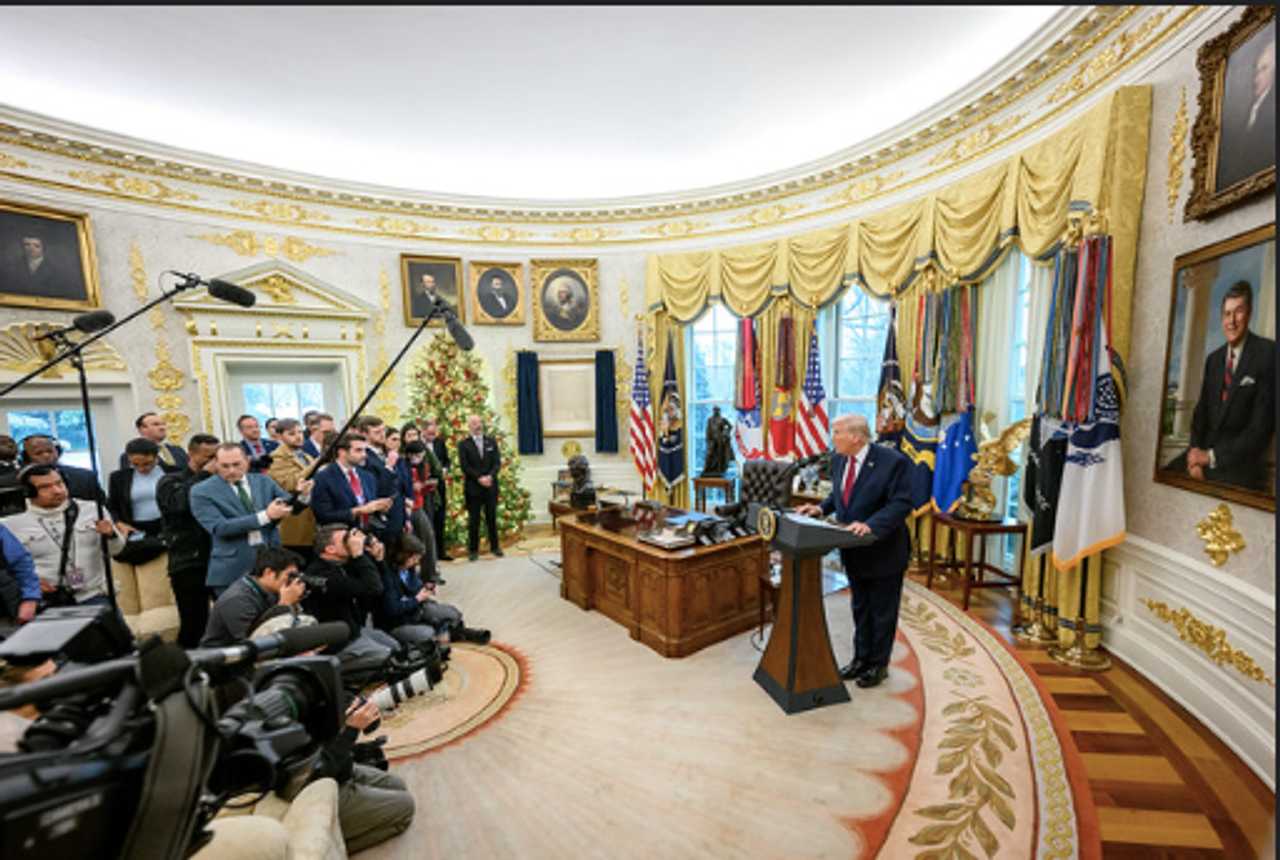 Trump to deliver rare prime-time address from Oval Office