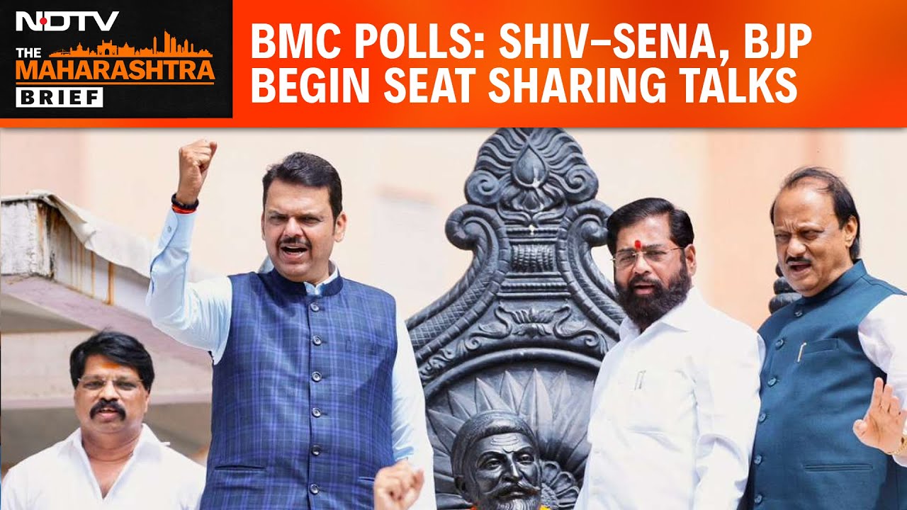 Maharashtra news | BMC polls: Shiv Sena–BJP seat talks begin, poster ...