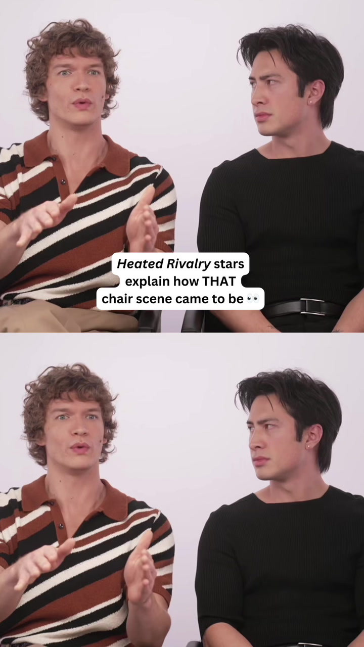 'Heated Rivalry' stars talk the chair scene