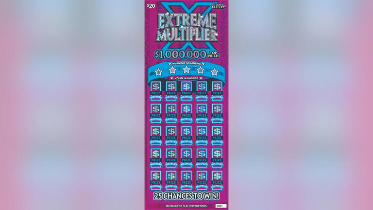 Arlington resident wins $1M on scratch-off lottery ticket