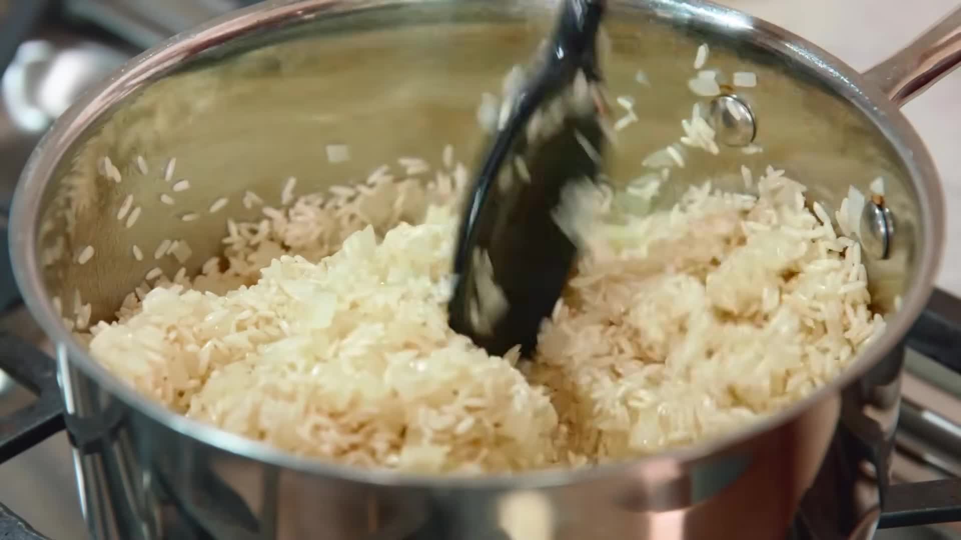 How to make cilantro lime rice pilaf | The Stay At Home Chef