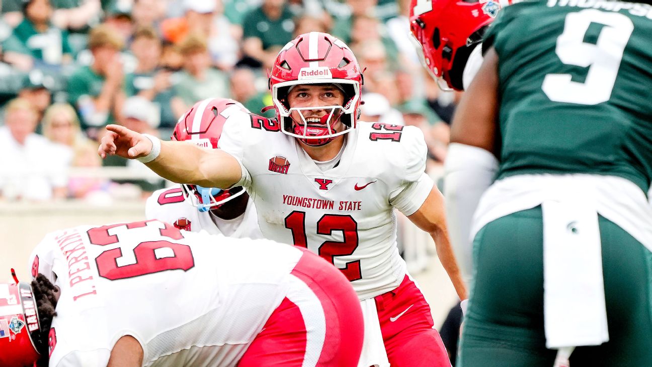Youngstown St. QB Beau Brungard heads AP FCS All-America team