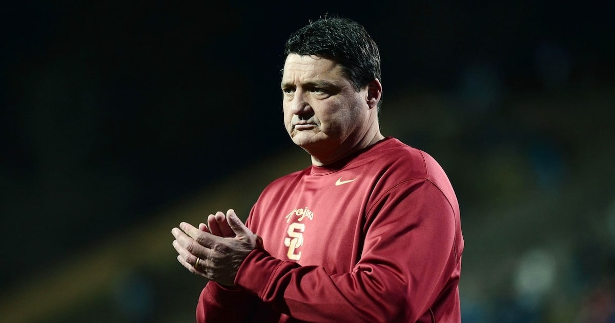 Ed Orgeron shares story behind USC interim job, path to LSU