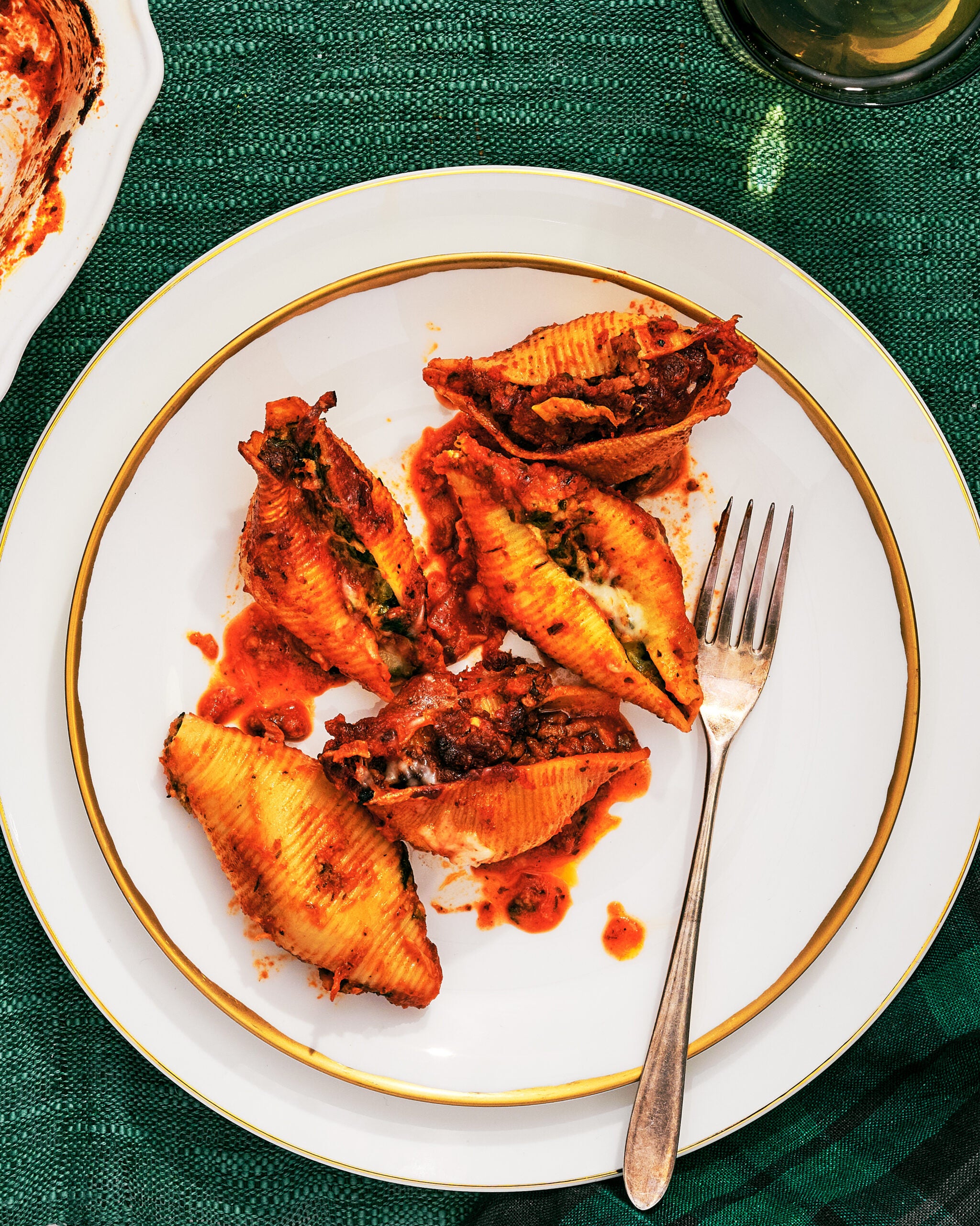 Creole Sicilian stuffed shells